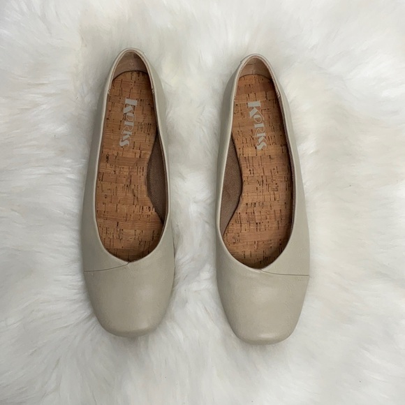 Kork-Ease | Shoes | Korks By Korks Easy Off White Beige Penelope Flats ...